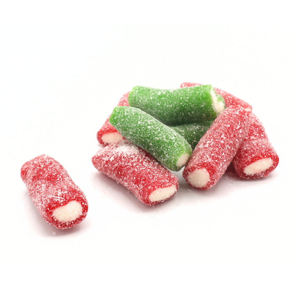 Fizzy Strawberry and Apple Bites 100g – Candies Sweets