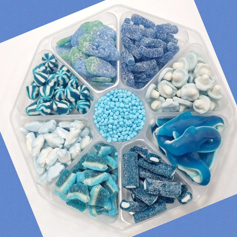 Blue Themed Sweet Platter – Candies Sweets